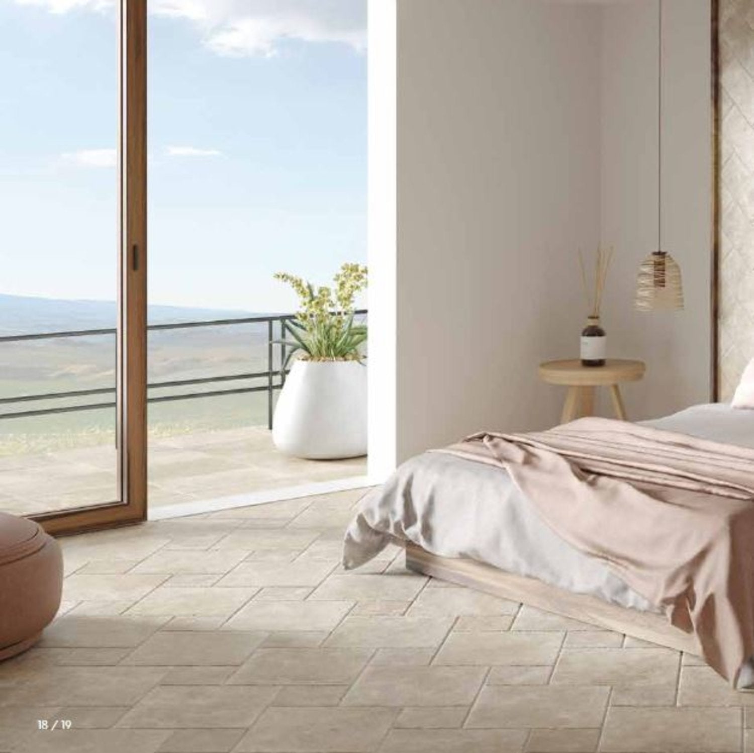 Ionic - Beige Porcelain Paving Tiles - 900 x 600 x 20mm – Stone Saver