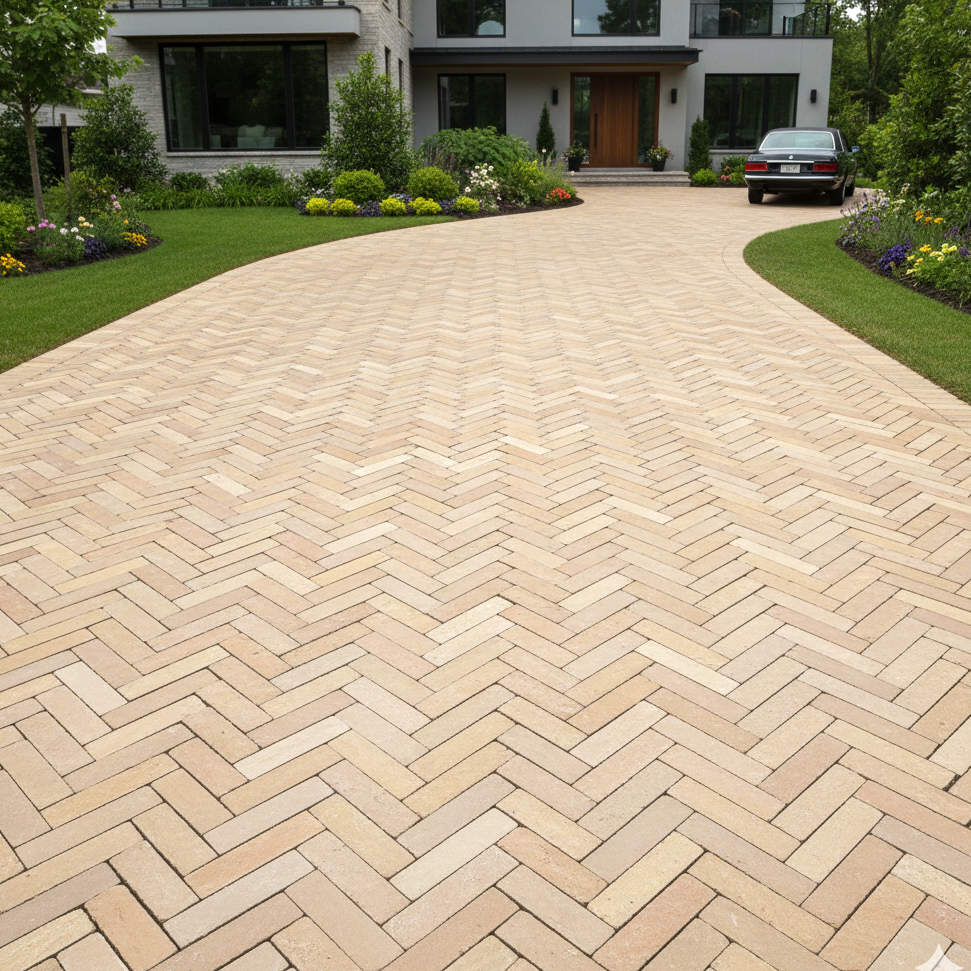 Raj Green Indian Sandstone Setts - 200 x 50 x 40mm – Stone Saver