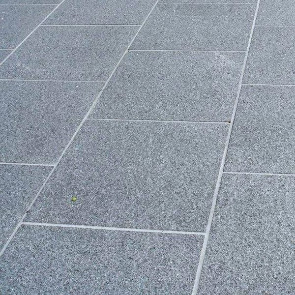 Dark Grey Granite Paving - 600 x 600 x 20mm - Sawn & Flamed – Stone Saver