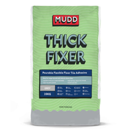 Floor Tile Adhesive Thickness Rocatex Rapid Flex White Tile