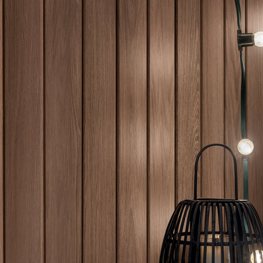 VOX Kerrafront Dark - Brown PVC Cladding - Fourfold Cladding Board - 2 ...