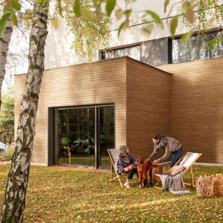 VOX Kerrafront Light - Brown PVC Cladding - Fourfold Cladding Board ...