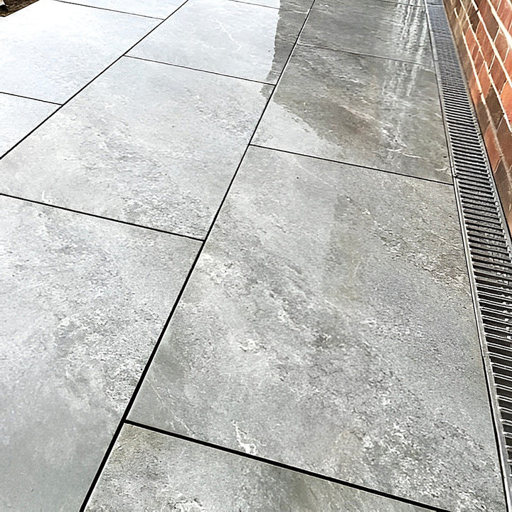 Himalayan - Grey Porcelain Paving Tiles - 900 x 600 x 20mm – Stone Saver