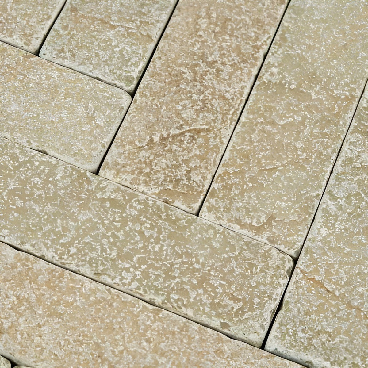 Sahara Beige Limestone Setts - 200 x 50 x 40mm – Stone Saver