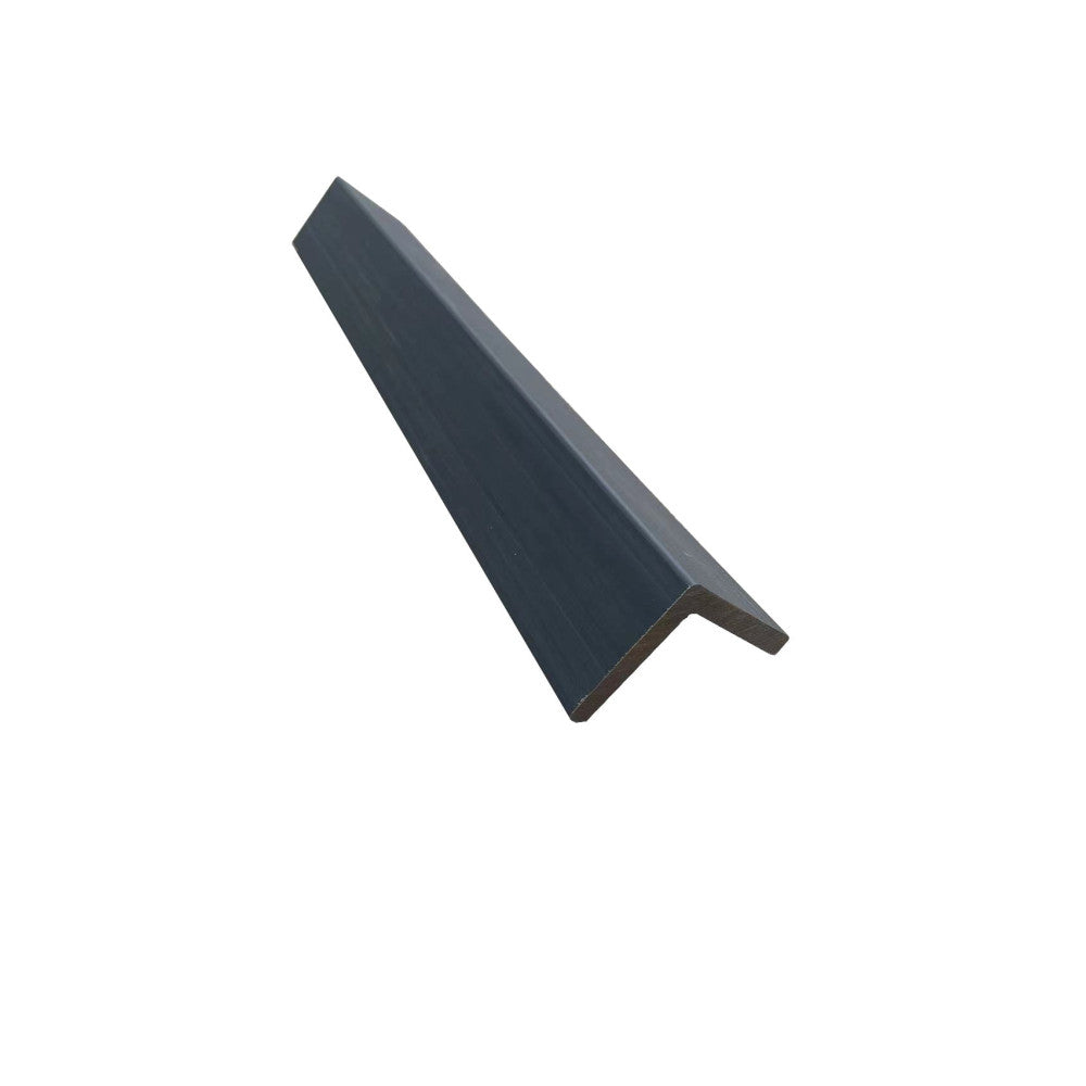 Slatted Stone - Grey Composite Cladding - L Trim - 2200 x 49.25 x 49.2 ...