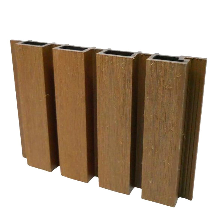 Slatted Spiced Cedar - Brown Composite Cladding - Cladding Board - 250 ...