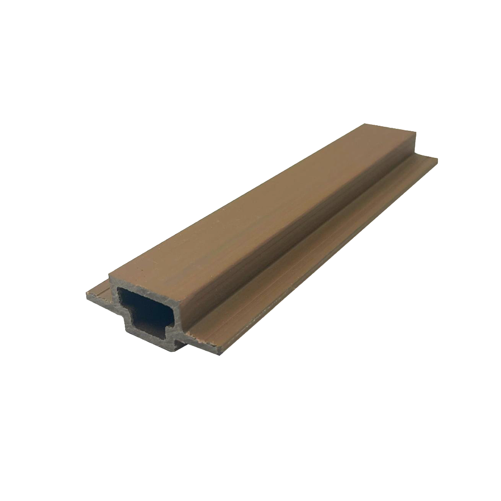 Slatted Cedar - Brown Composite Cladding - Connector Piece - 2200 x 49 ...
