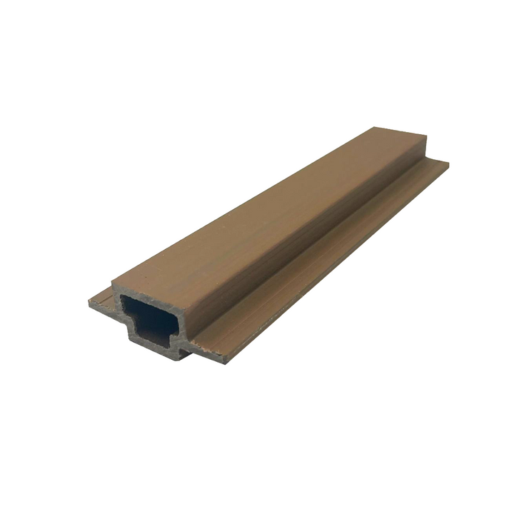 Slatted Cedar - Brown Composite Cladding - Connector Piece - 2200 x 49 ...