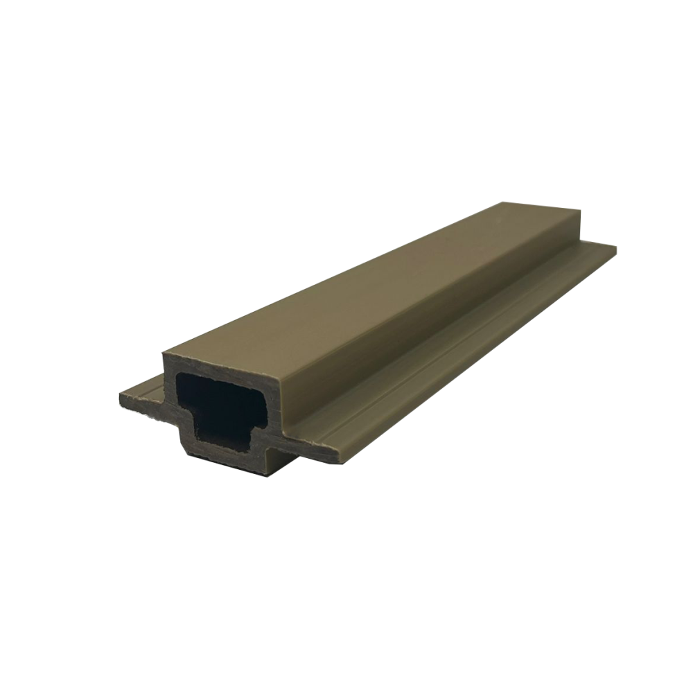 Slatted Natural Oak - Brown Composite Cladding - Connector Piece - 220 ...