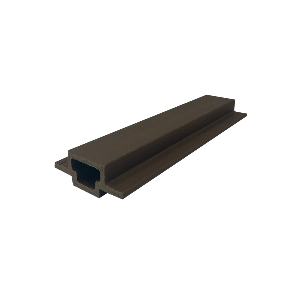 Slatted Walnut - Brown Composite Cladding - Connector Piece - 2200 x 4 ...
