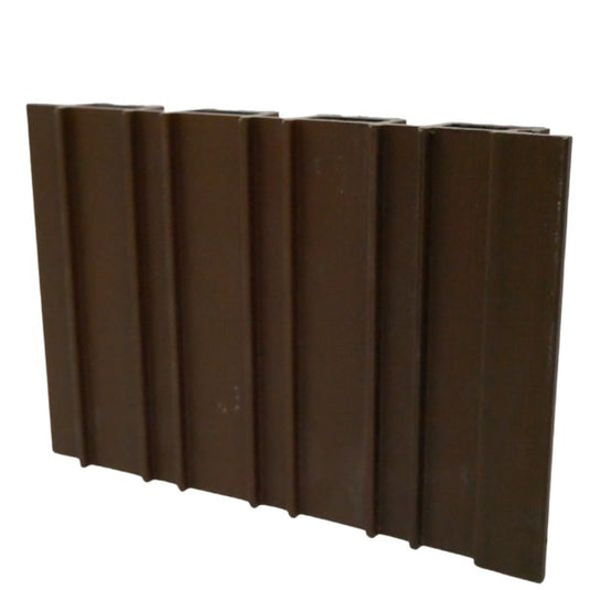 Slatted Wallnut - Brown Composite Cladding - Cladding Board - 2500 x 2 ...