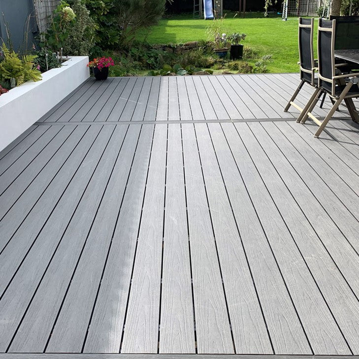 Soho Slate - Grey Composite Decking - Decking Board - 3600 x 146 x 25 – Stone Saver