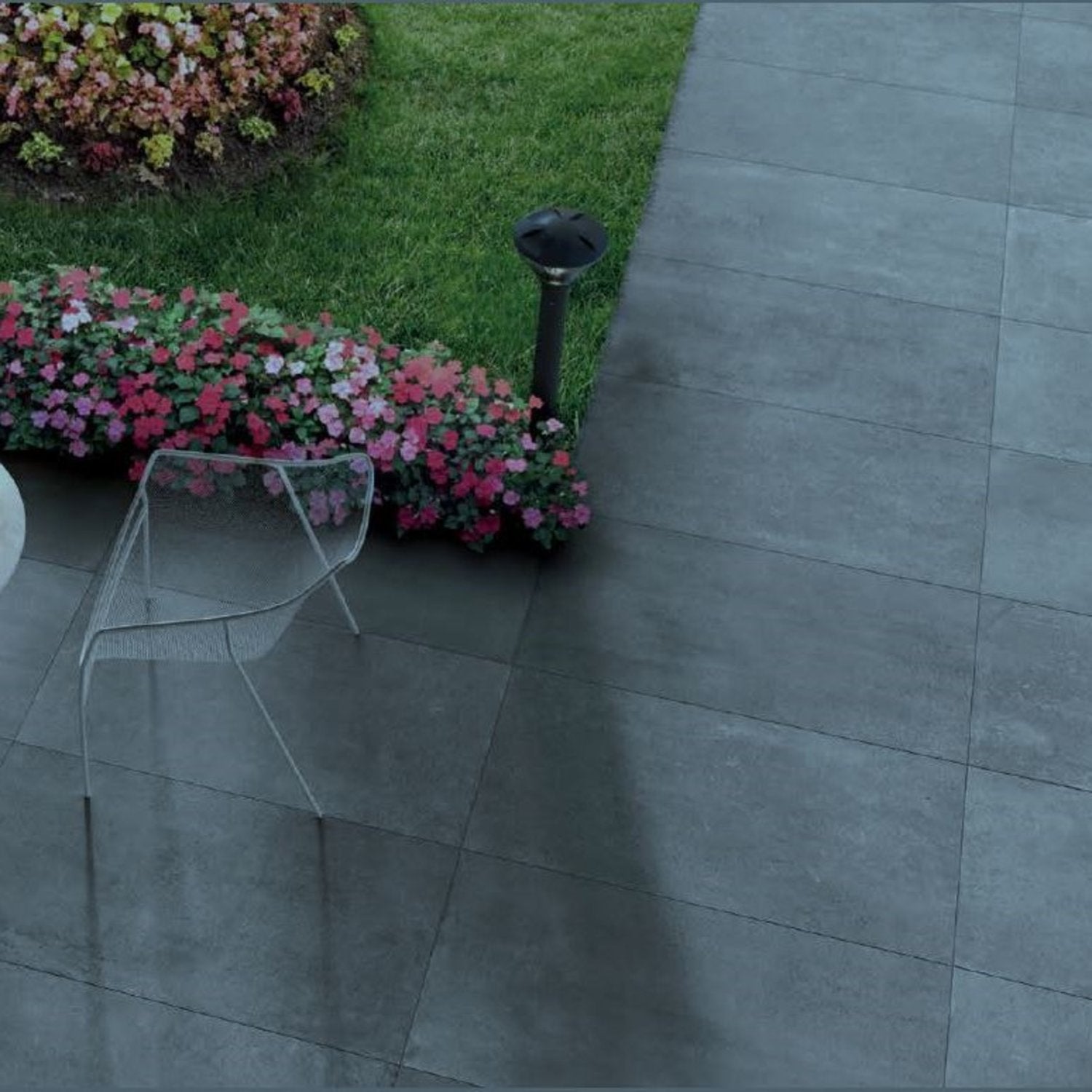 Core Grigio - Grey Porcelain Paving Tiles - 1000 x 500 x 20mm – Stone Saver